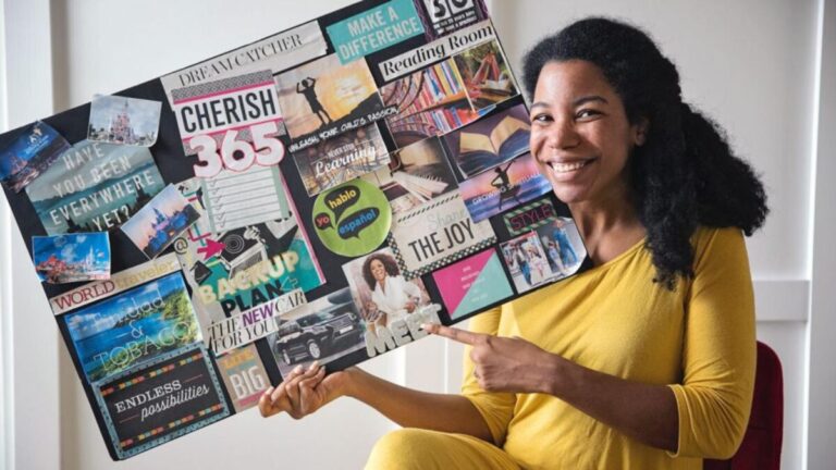 Cómo usar IA para construir un vision board